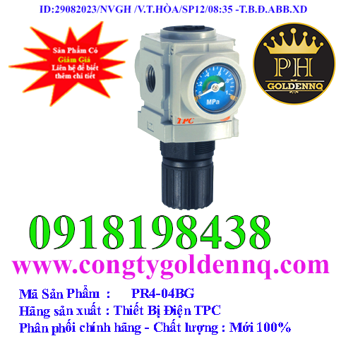 Bộ lọc khí TPC PR4-04BG | Công Ty TNHH Tổng Hợp Quốc Tế Golden NQ