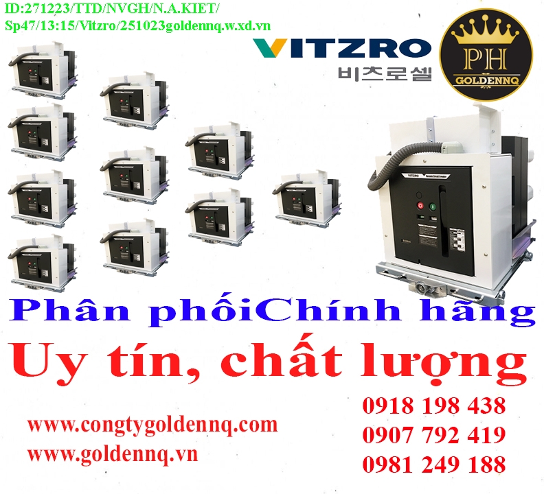Thiết bị điện VITZRO về kho nhiều, chưa cập nhật hết sản phẩm, giá, | Công Ty Quốc Tế Golden NQ
