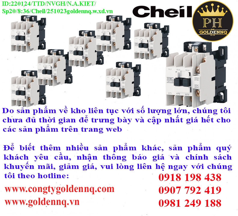 Thiết bị điện Cheil về kho nhiều, chưa cập nhật hết sản phẩm, giá, | Công Ty TNHH Tổng Hợp Quốc ...