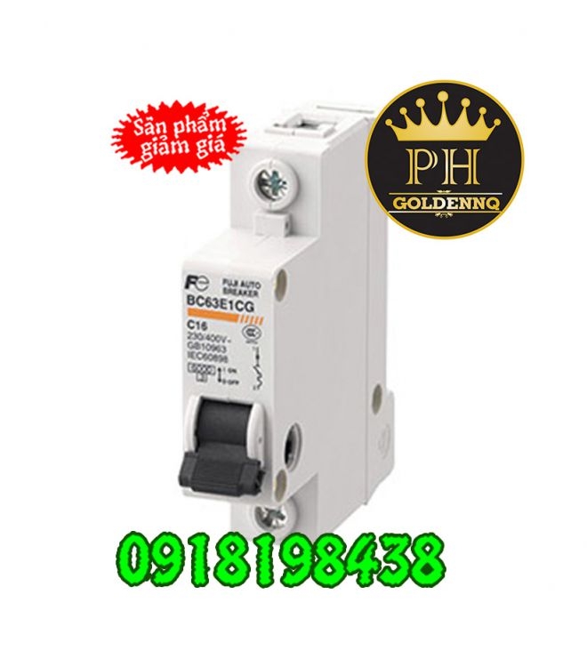MCB Fuji BC63E1CG-1P 6kA 1A, 2A, 3A, 4A, 5A, 6A, 10A, 16A, 20A,25A, 32A, 40A | Công Ty Quốc Tế ...