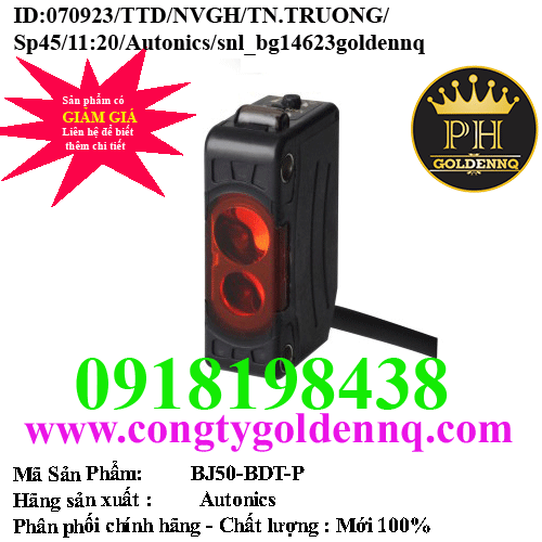 Cảm biến quang Autonics BJ50-BDT-P | Công Ty TNHH Tổng Hợp Quốc Tế ...