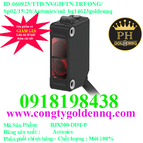 Cảm biến quang Autonics BJX300-DDT-P | Công Ty TNHH Tổng Hợp Quốc Tế Golden NQ
