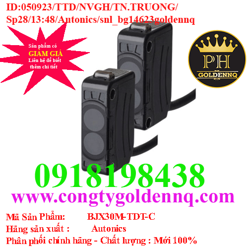 Cảm biến quang Autonics BJX30M-TDT-C | Công Ty TNHH Tổng Hợp Quốc Tế Golden NQ