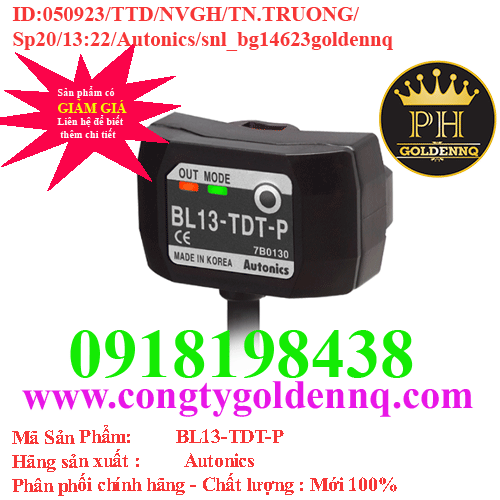 Cảm biến quang Autonics BL13-TDT-P | Công Ty TNHH Tổng Hợp Quốc Tế ...