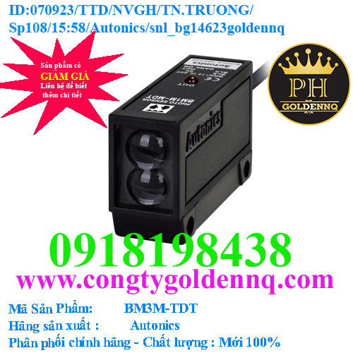 Cảm biến quang BM3M-TDT | Công Ty Quốc Tế Golden NQ