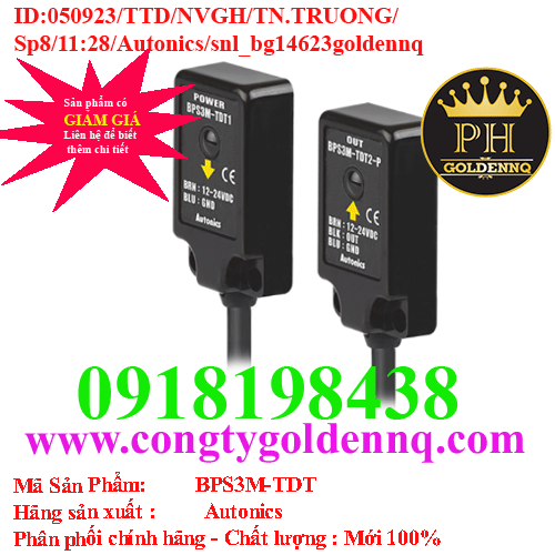 Cảm biến quang Autonics BPS3M-TDT | Công Ty Quốc Tế Golden NQ