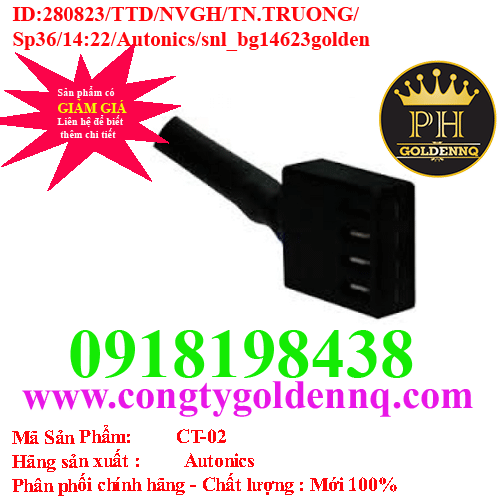 Cảm biến quang Autonics CT-02 | Công Ty Quốc Tế Golden NQ