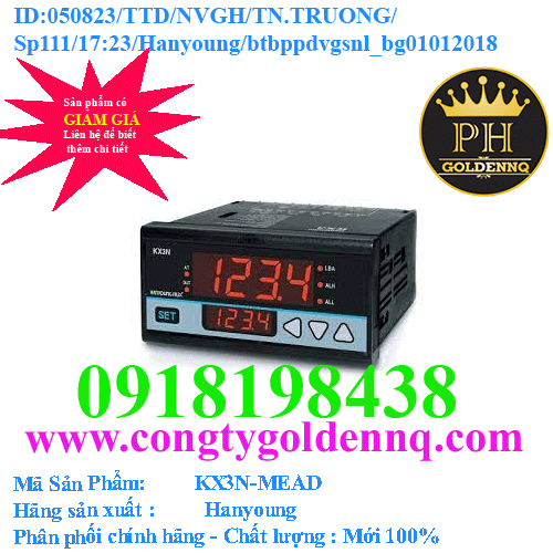 Bộ Điều Khiển Nhiệt Độ Hanyoung KX3N-MEAD | Công Ty Quốc Tế Golden NQ
