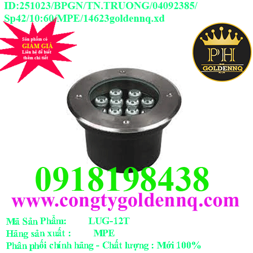 ĐÈN LED IN-GROUND LUG 12W LUG-12T | Công Ty TNHH Tổng Hợp Quốc Tế Golden NQ