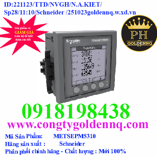 Đồng hồ đa năng METSEPM5310 Schneider | Công Ty TNHH Tổng Hợp Quốc Tế ...