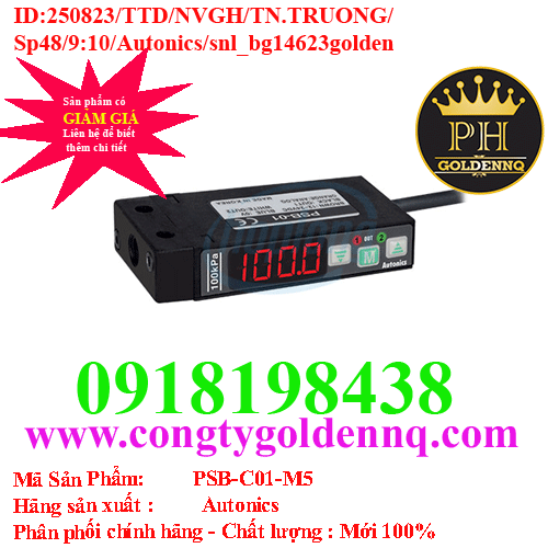 Cảm biến áp suất Autonics PSB-C01-M5 | Công Ty TNHH Tổng Hợp Quốc Tế Golden NQ