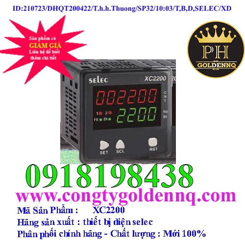Bộ Đếm Đa Năng Selec XC2200 | Công Ty TNHH Tổng Hợp Quốc Tế Golden NQ