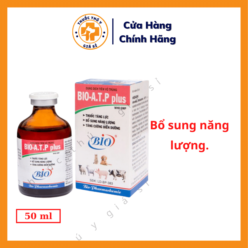 Bio ATP Plus 50ml Chính Hãng Giá Tốt Phân Phối Thuốc Thú Y