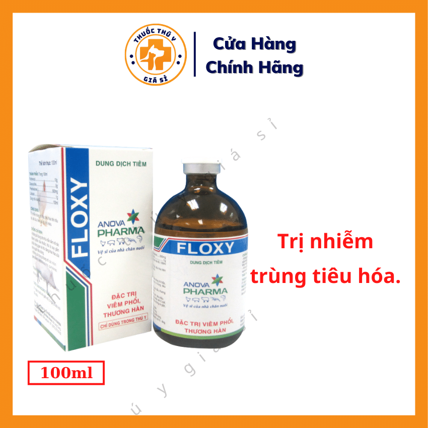 SGV Floxy 100ml Chính Hãng Giá Tốt Phân Phối Thuốc Thú Y