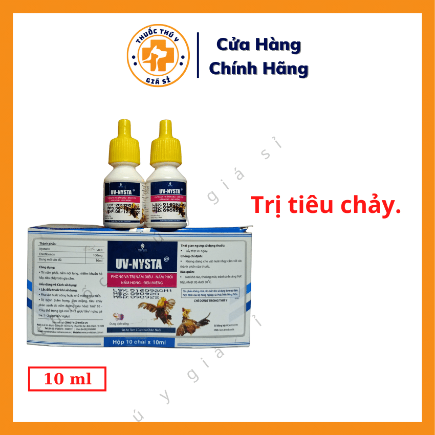 UV Nysta 10ml Chính Hãng Giá Tốt Phân Phối Thuốc Thú Y