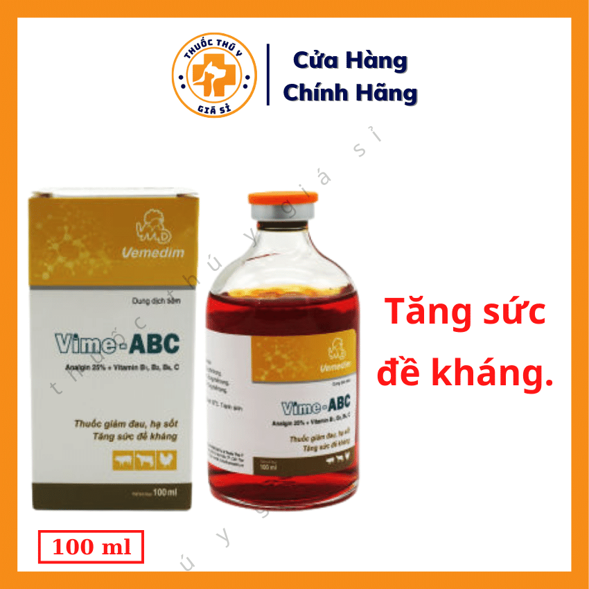 Vemedim Vime - ABC 100ml Chính Hãng Giá Tốt Phân Phối Thuốc Thú Y