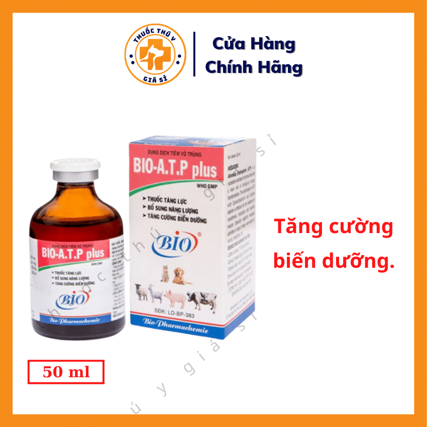 Bio ATP Plus 50ml Chính Hãng Giá Tốt Phân Phối Thuốc Thú Y