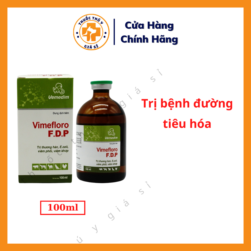 Vemedim Vimefloro FDP 100ml Chính Hãng Giá Tốt Phân Phối Thuốc Thú Y