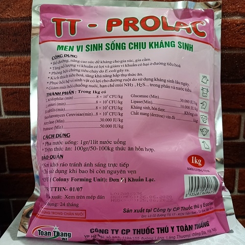 TTh Prolac (10 in 1)kg Chính Hãng Giá Tốt Phân Phối Thuốc Thú Y