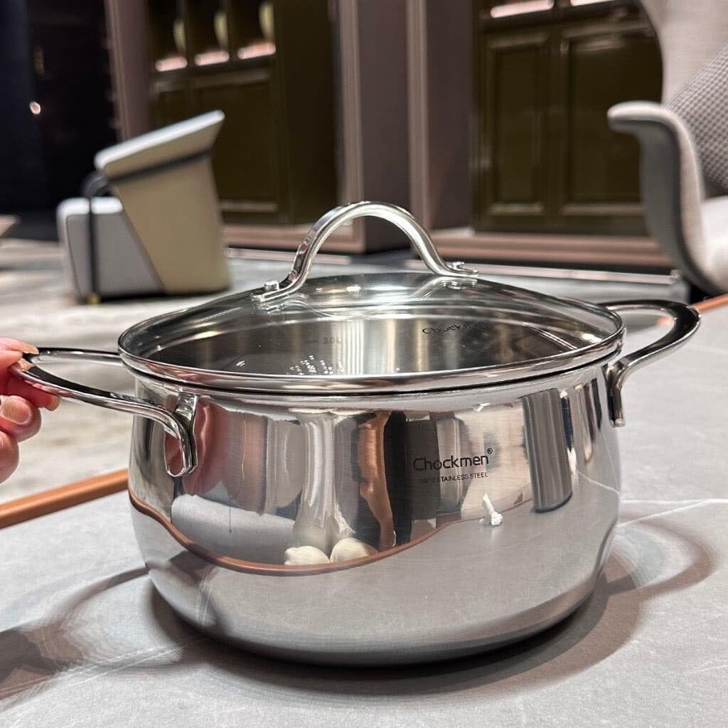 Nồi inox Chockmen đúc liền nguyên khối 20cm CKM26