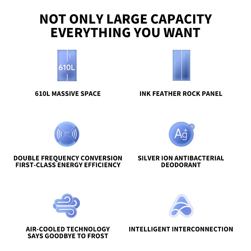 Tủ lạnh xiaomi 610L newmode