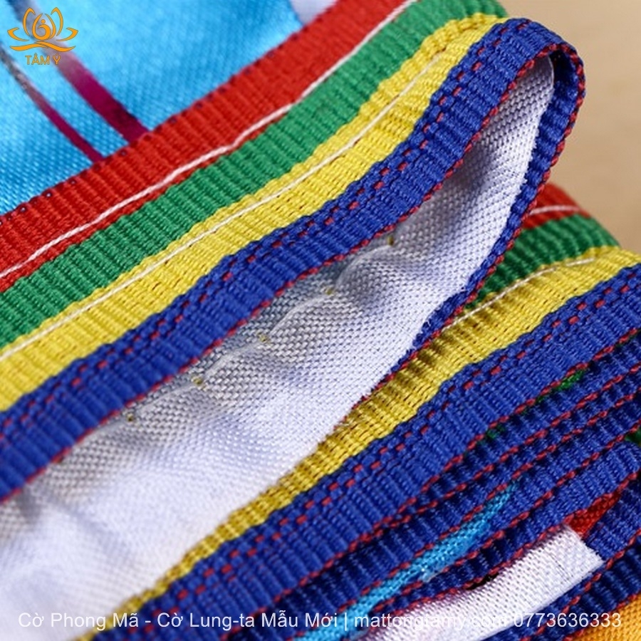 Cờ Phong Mã - Cờ Lungta - Cờ cầu nguyện Tây Tạng Mẫu Mới Mật Tông Tâm Ý