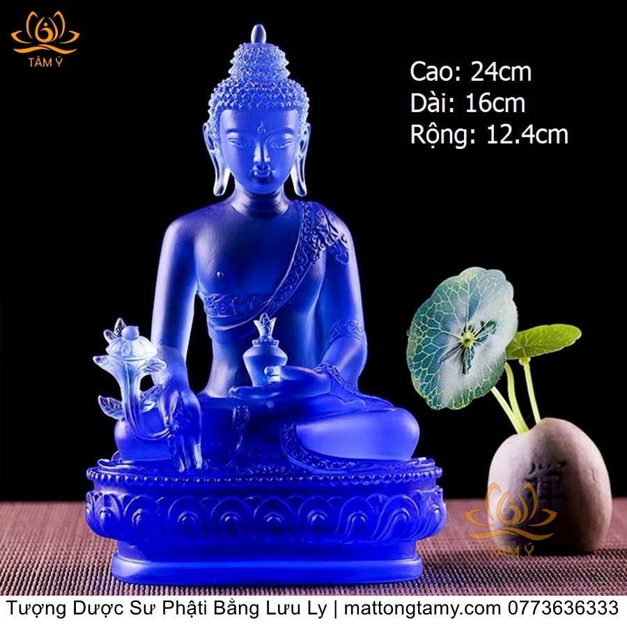 |Nhiều Kích Thước| Tượng Phật Dược Sư Bằng Lưu Ly Cao Cấp TP262 Mật ...