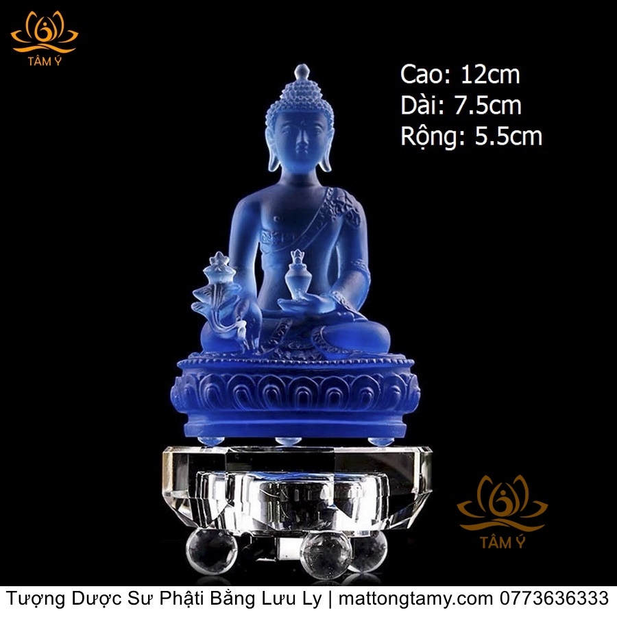 |Nhiều Kích Thước| Tượng Phật Dược Sư Bằng Lưu Ly Cao Cấp TP262 Mật ...
