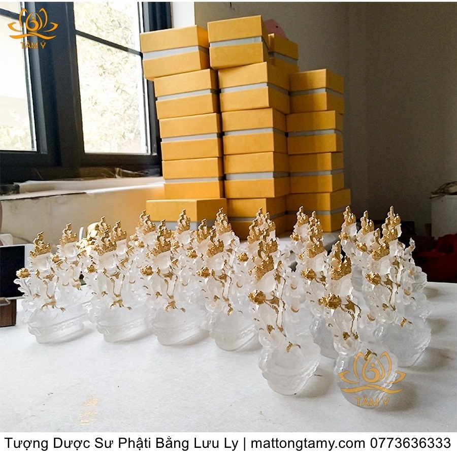 |Nhiều Kích Thước| Tượng Phật Dược Sư Bằng Lưu Ly Cao Cấp TP262 Mật ...