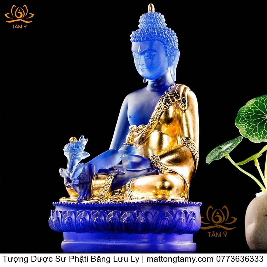 |Nhiều Kích Thước| Tượng Phật Dược Sư Bằng Lưu Ly Cao Cấp TP262 Mật ...