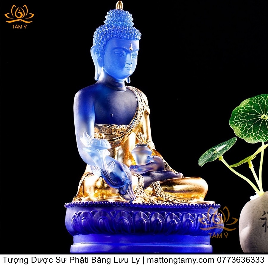 |Nhiều Kích Thước| Tượng Phật Dược Sư Bằng Lưu Ly Cao Cấp TP262 Mật ...