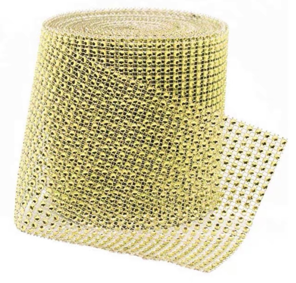 Thành bánh óng ánh(rộng 12cm x 10m)-VÀNG. phukienthuynga