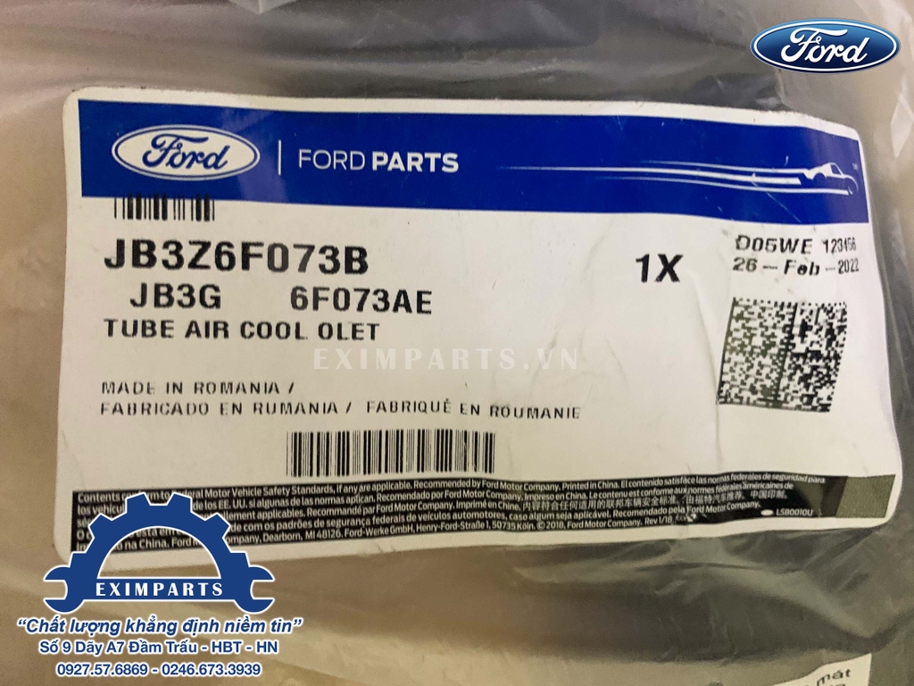 TUY Ô KÉT LÀM MÁT TURBO FORD RANGER JB3Z6F073B / JB3G6F073AC