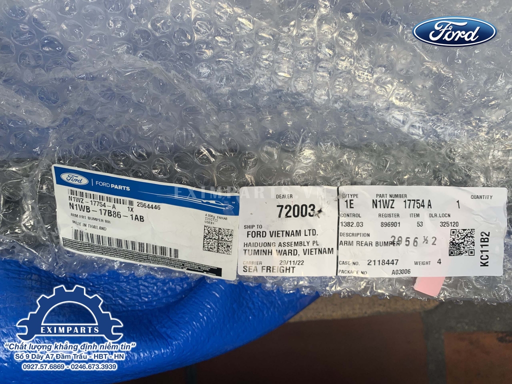 XƯƠNG CẢN SAU FORD RANGER N1WZ17754A / N1WB17B861AB