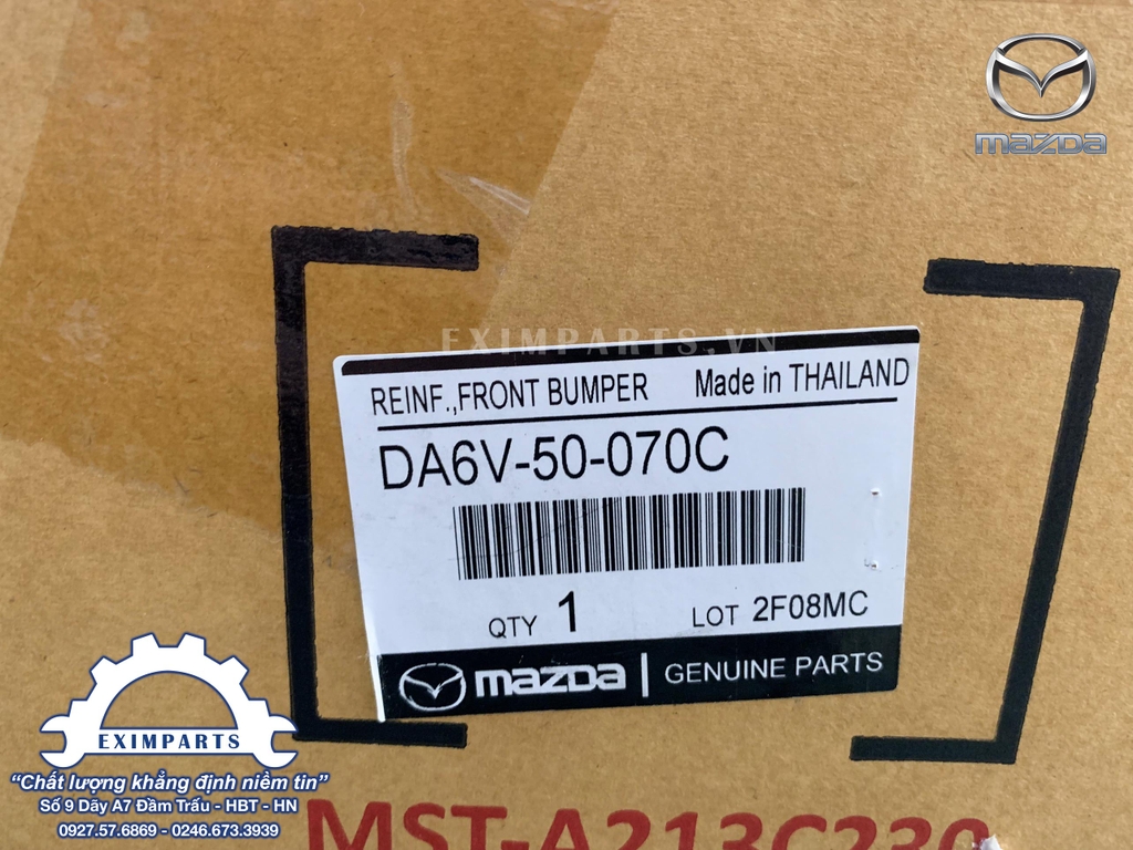 XƯƠNG NGANG CẢN TRƯỚC MAZDA 2 DA6V50070C