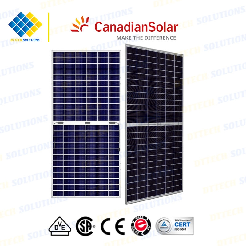 TẤM PIN NĂNG LƯỢNG MẶT TRỜI CANADIAN 540W DTTECH SOLUTIONS