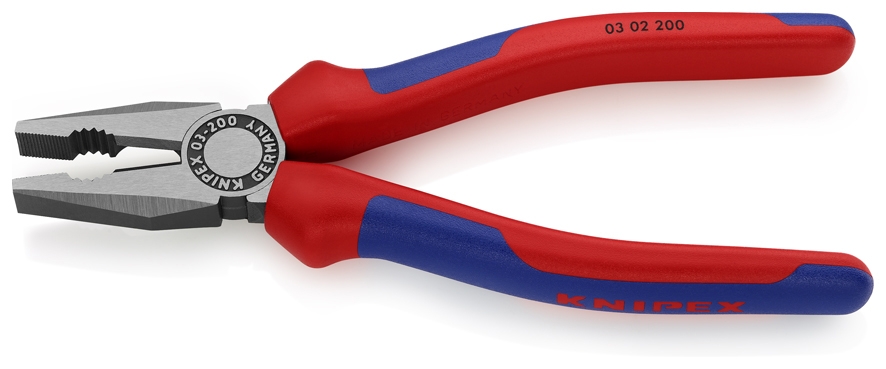 Kìm Đa Năng Knipex 03 02 200 Lưỡi 60HRC Chiều Dài 200mm Tay Cầm Êm