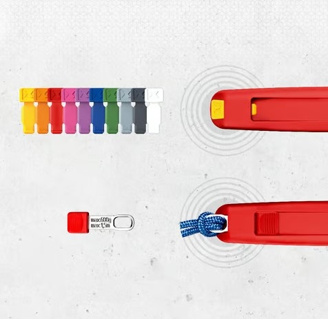 Knipex 00 61 10 CB - ColorCode Clips Xanh Dương (Blue - Hộp 10 cái)