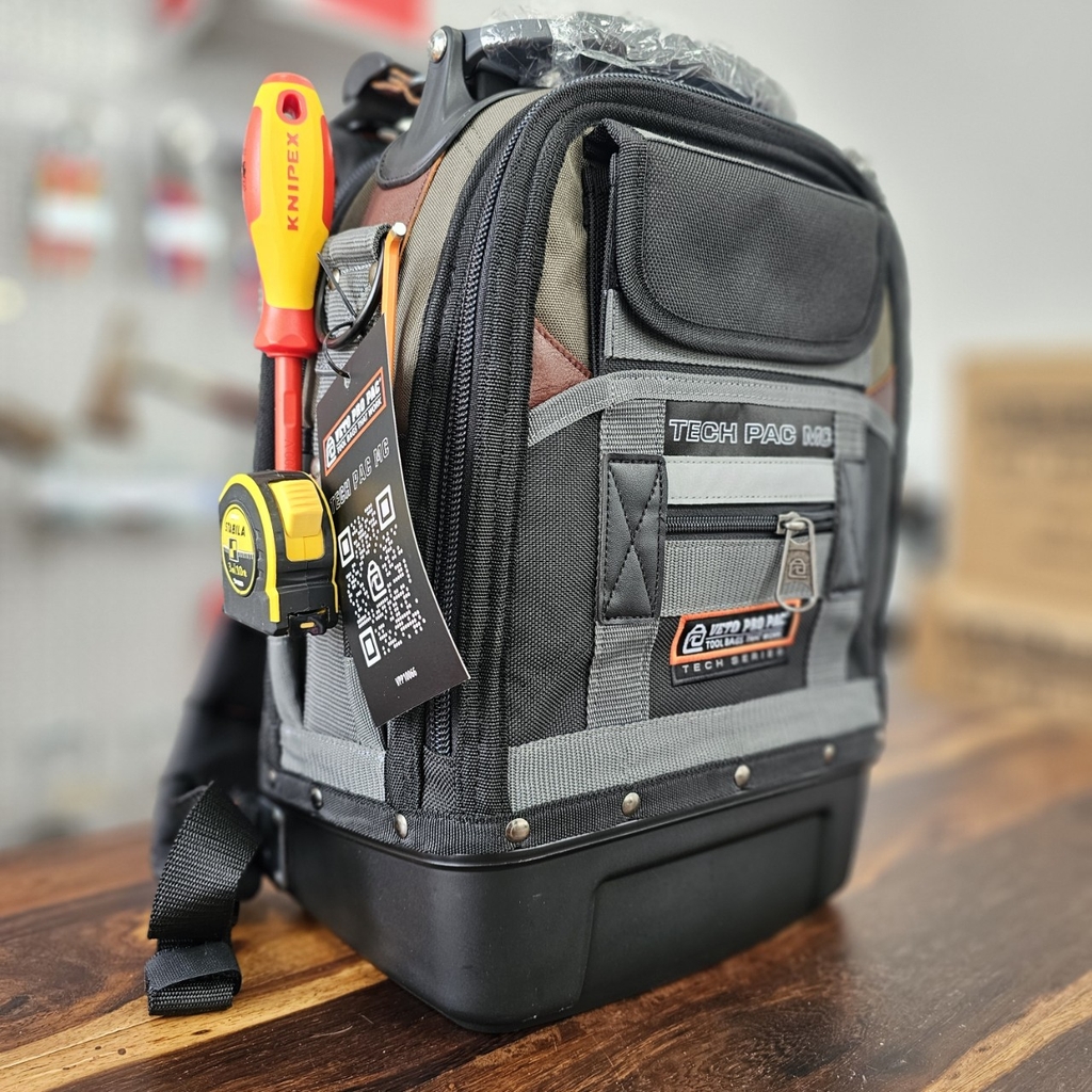 VETO Tech Pac MC Nâu Xám - Ba Lô Dung Tích 18 Lít Gồm 2 Ngăn Cố Định