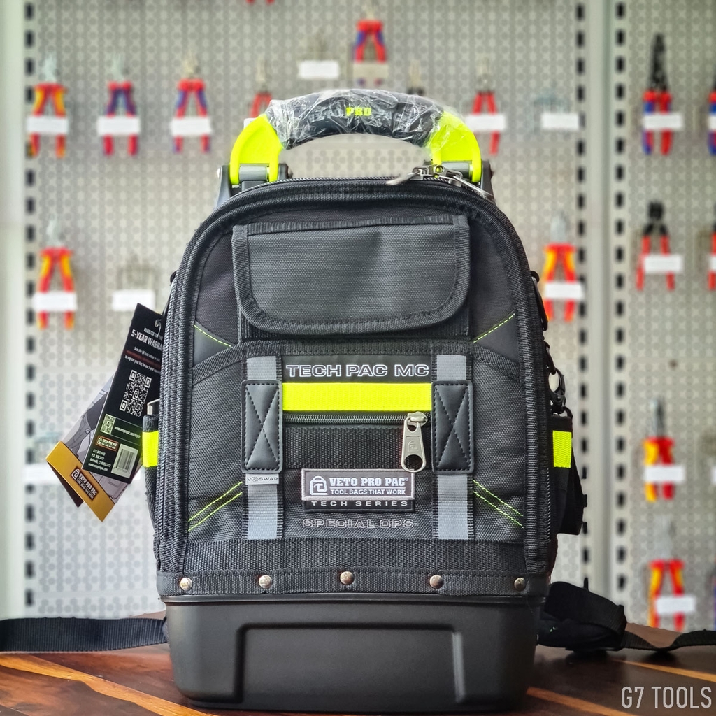 Ba Lô Tech Pac MC Special OPS Viền Xanh - Bao Gồm 2 Ngăn Tool & Meter