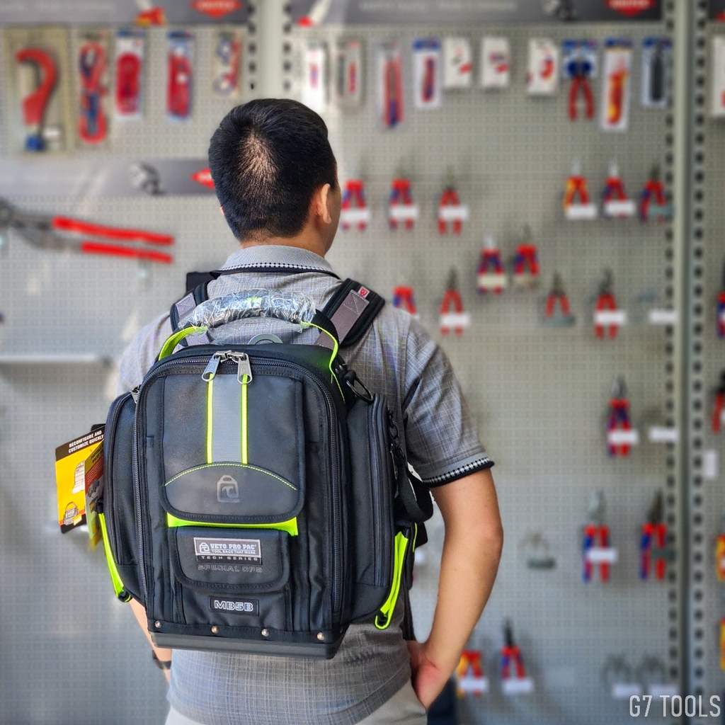 Balo Túi Dụng Cụ Cao Cấp Veto MB5B Blackout