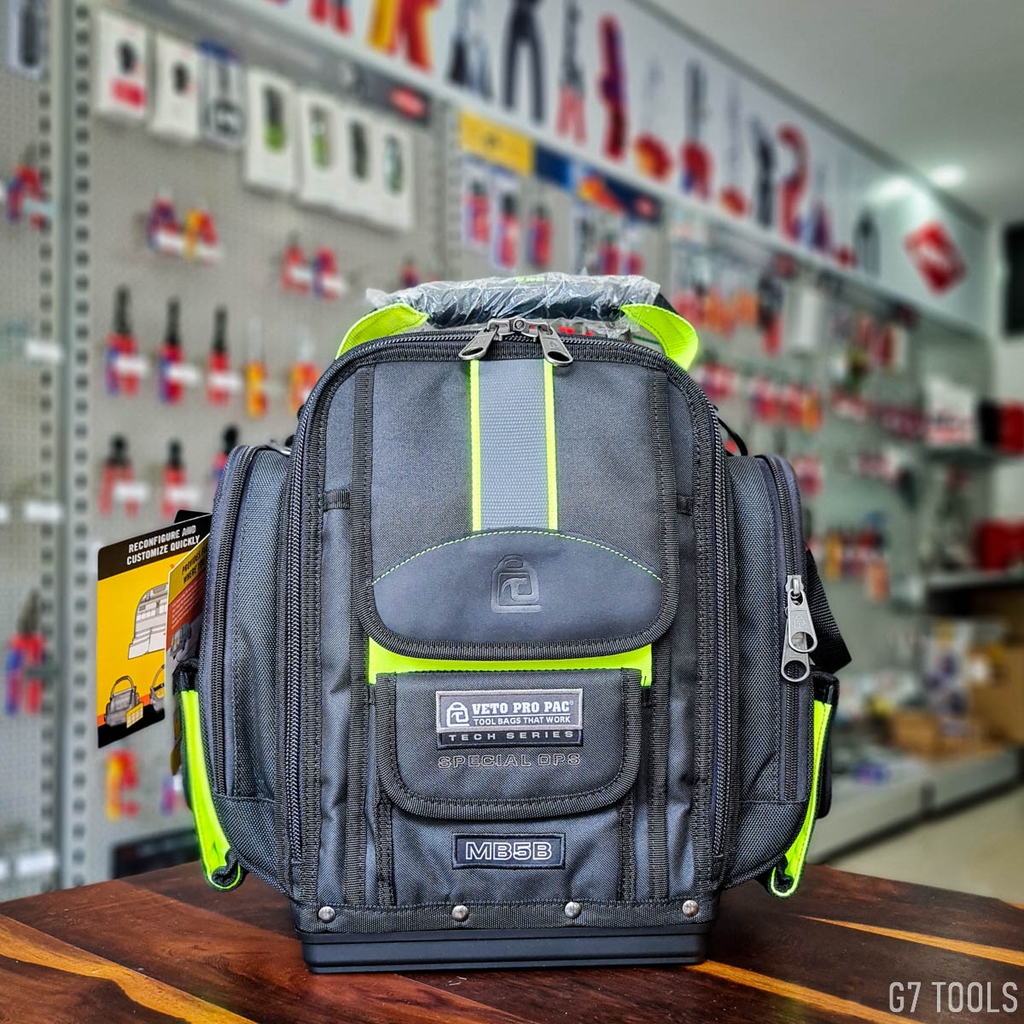 Balo Túi Dụng Cụ Cao Cấp Veto MB5B Blackout