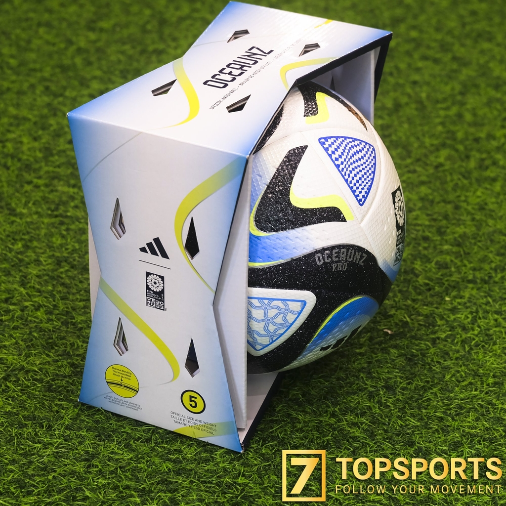 Bóng thi đấu Adidas Oceaunz Pro - White/Collegiate Navy/Bold Blue ...