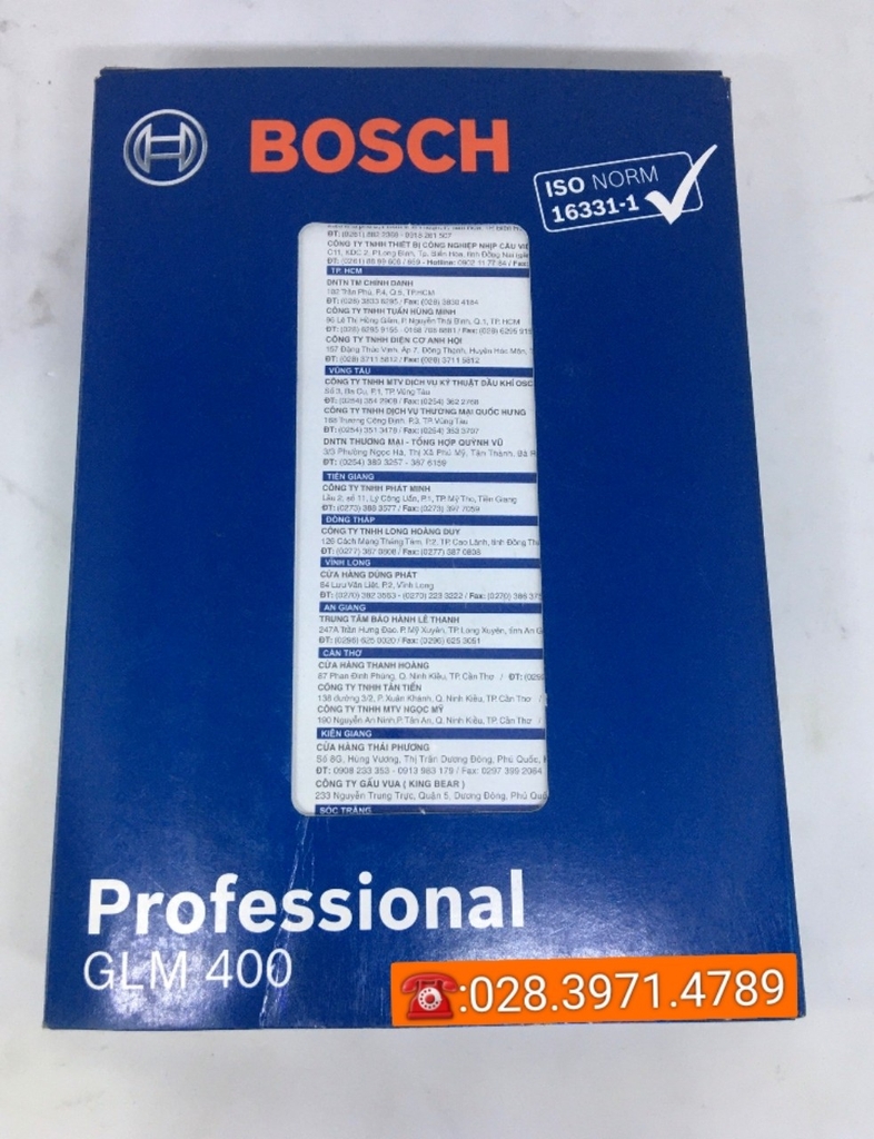 Máy đo khoảng cách Laser Bosch GLM 400 | CÔNG TY TNHH THƯƠNG MẠI ĐIỆN ...