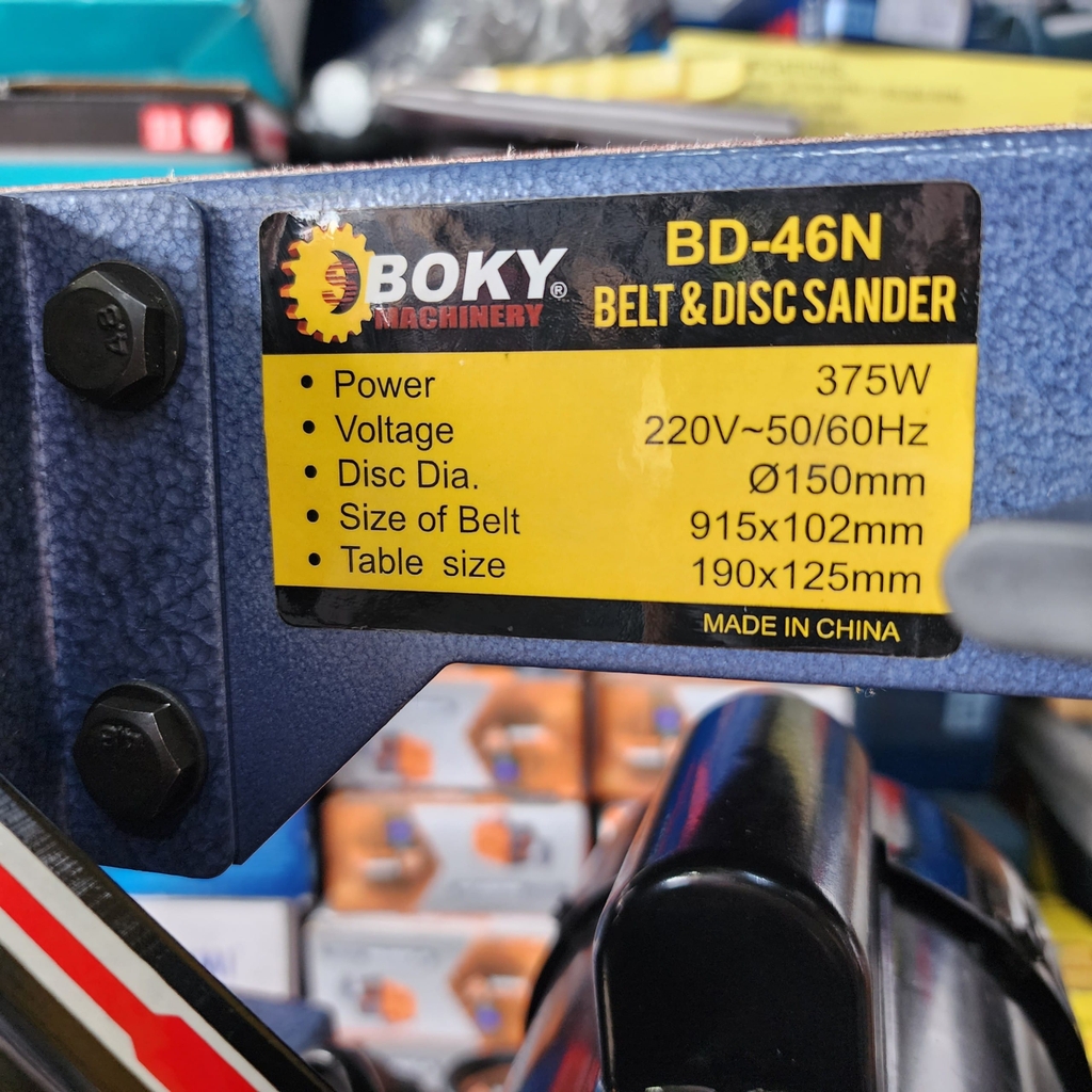 Máy Chà Nhám Băng BOKY BD-46N | CÔNG TY TNHH THƯƠNG MẠI ĐIỆN MÁY HỒNG ÂN