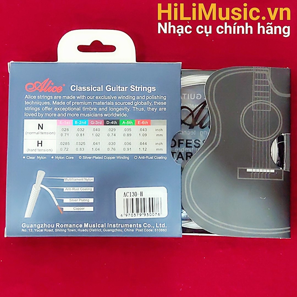 Dây Guitar Classic Alice AC130-H | Nhạc cụ Hiến Liên