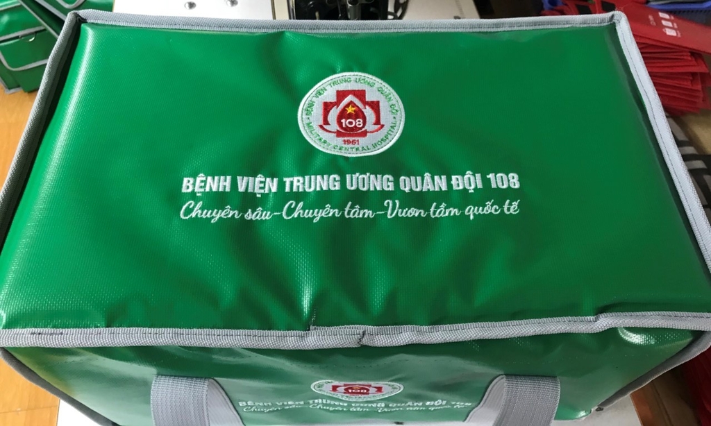Sản xuất túi y tế, may túi y tế bệnh viện quân y 108 | Xưởng Balo