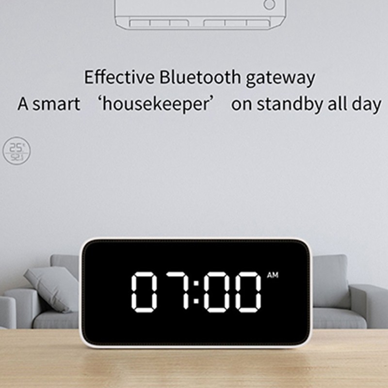 Đồng hồ báo thức Xiaomi Xiao Ai Smart Alarm Clock - black | phukienbaophong