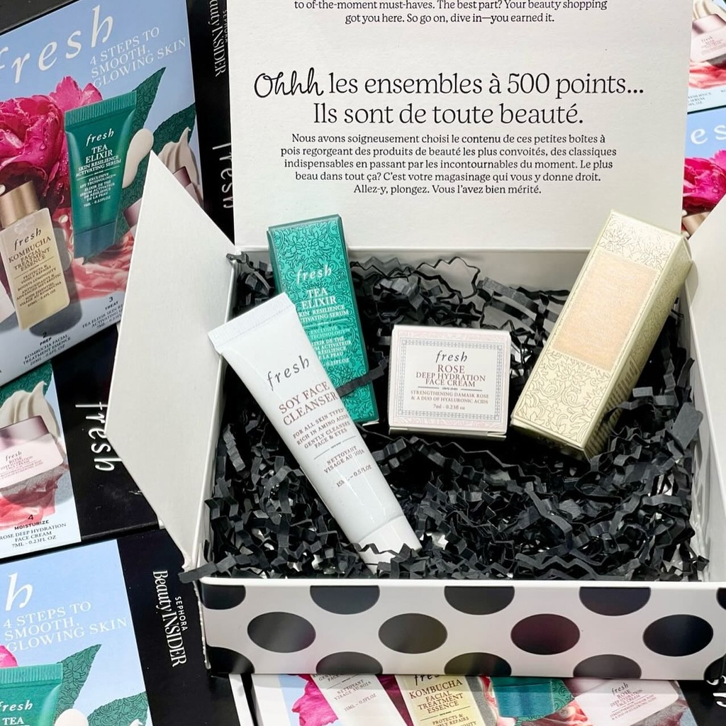 SET DƯỠNG DA MINI FRESH 4 MÓN | lybalansieucute.com