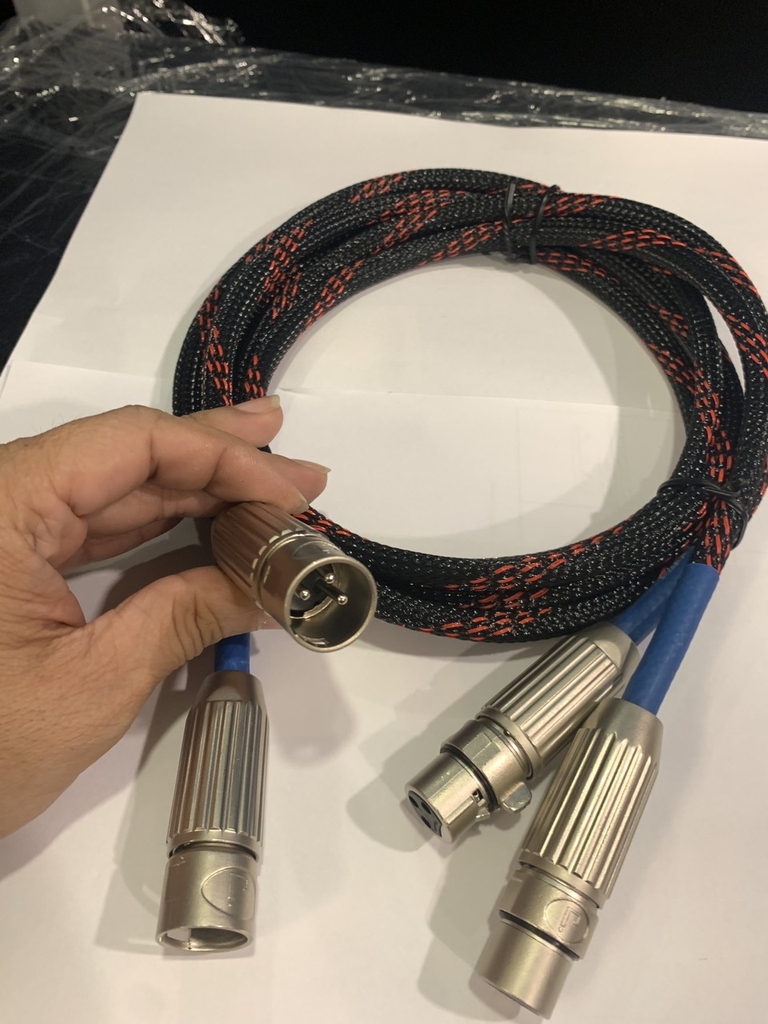 TAD-1012 Cặp Dây XRL Canon 1.2M Bọc Nylon Braid (2 Sợi)